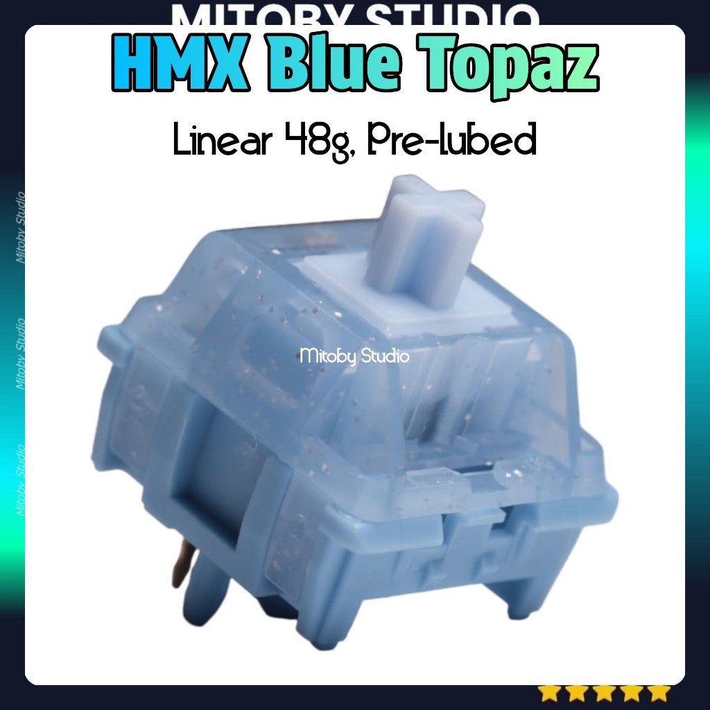 HMX Blue Topaz KTT DARLING linear switch công tắc bàn phím cơ Mitoby ...