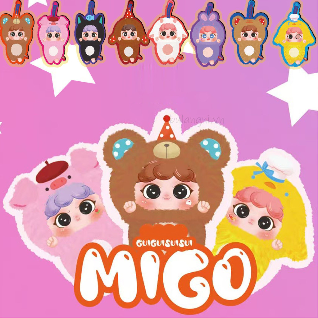 Baby Three MIGO Chính Hãng Series Plush Doll Blind Box MIGO V5/V4/V3/V2 ...