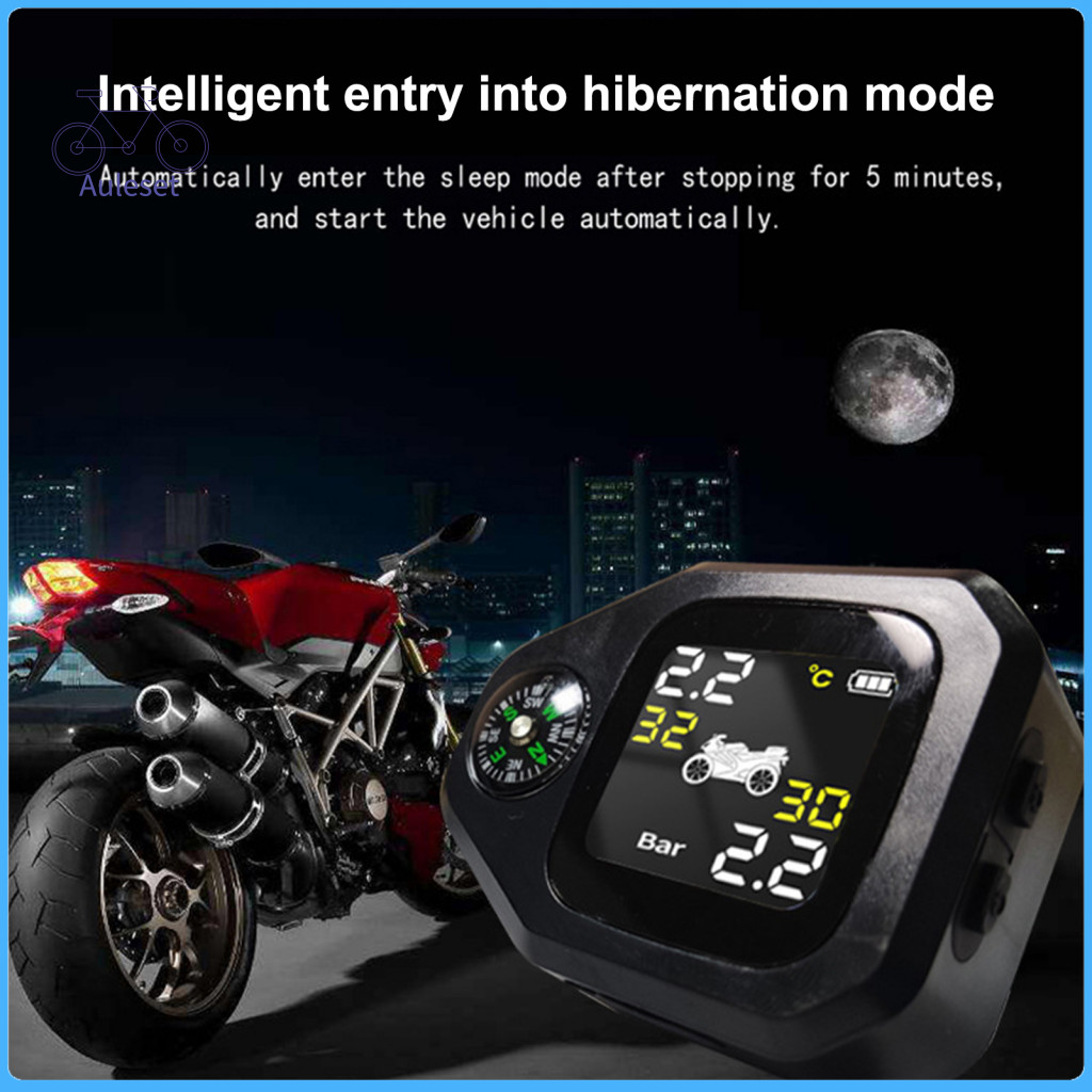 Máy dò áp suất lốp độ chính xác cao Auleset cho xe máy ngoài trời Hệ ...