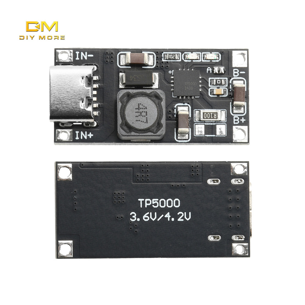 Diymore DC 4.5-9V TP5000 4.2V / 3.6V 1A Bảng sạc pin Li-ion Mô-đun sạc ...