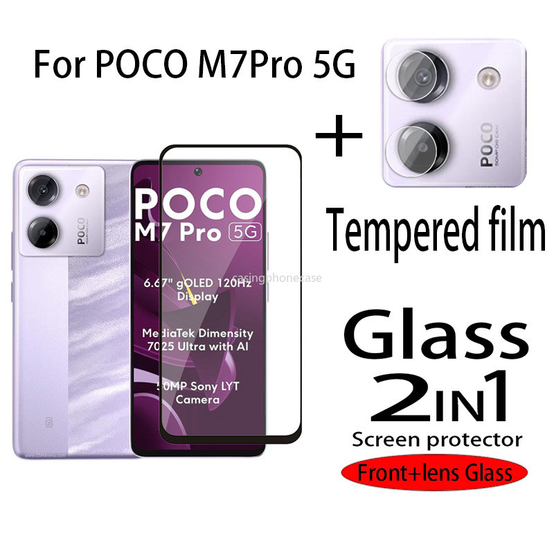 Bảo Vệ Màn Hình Camera Cho Xiaomi POCO M7Pro 5G M7 Pro 2025 Kính Cường Lực Mặt Trước Ống Kính ...