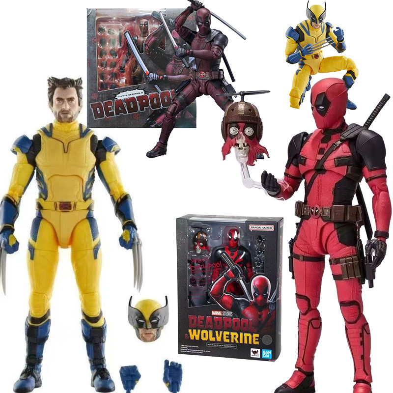 Đồ chơi CT Hellverine Các bức tượng hành động Deadpool 3 Wolverine Mô ...