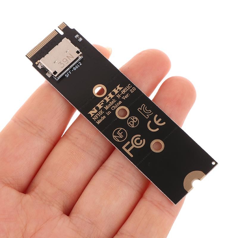 WSS NVMe U.2 (SFF 8639) SSD PCI-E NGFF Riser Card Phụ kiện NVMe M.2 ...