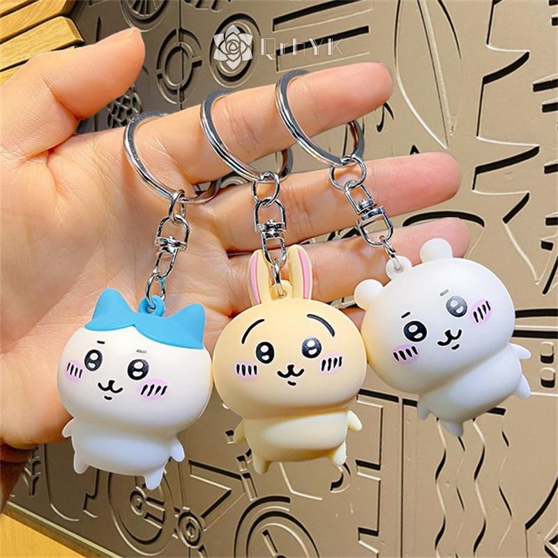 QrhYK Móc Chìa Khóa Kawaii Dễ Thương Hachiware Anime Nhật Bản Usagi ...