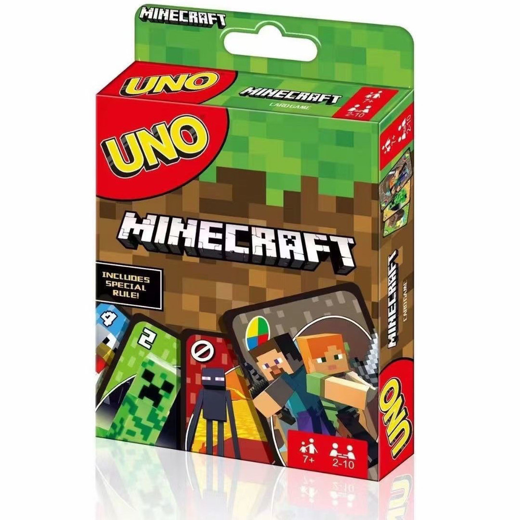 Uno minecraft minecraft uno Card Cube Creeper Magic Card Game Matching ...