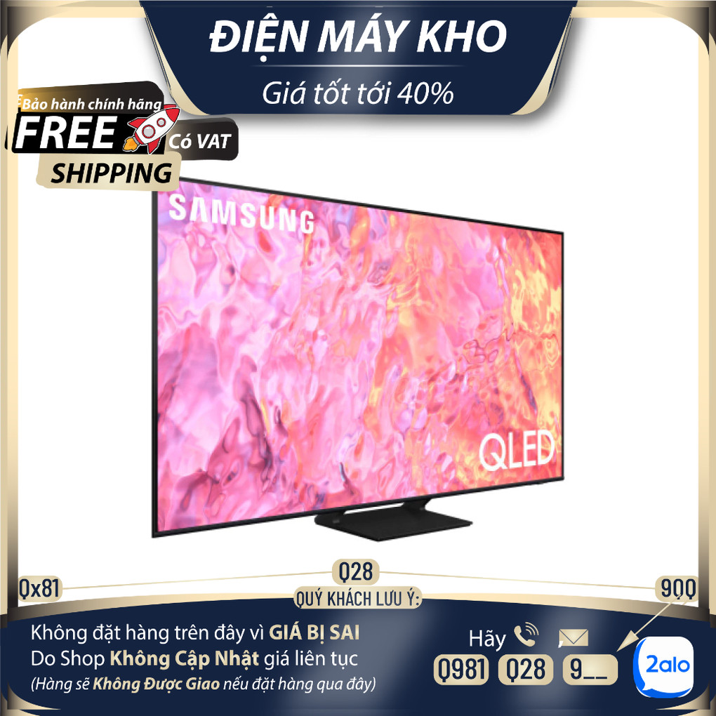 Tivi Samsung 65 inch QA65Q60C 65Q60C QLED 4K 2023, Bảo hành chính hãng ...