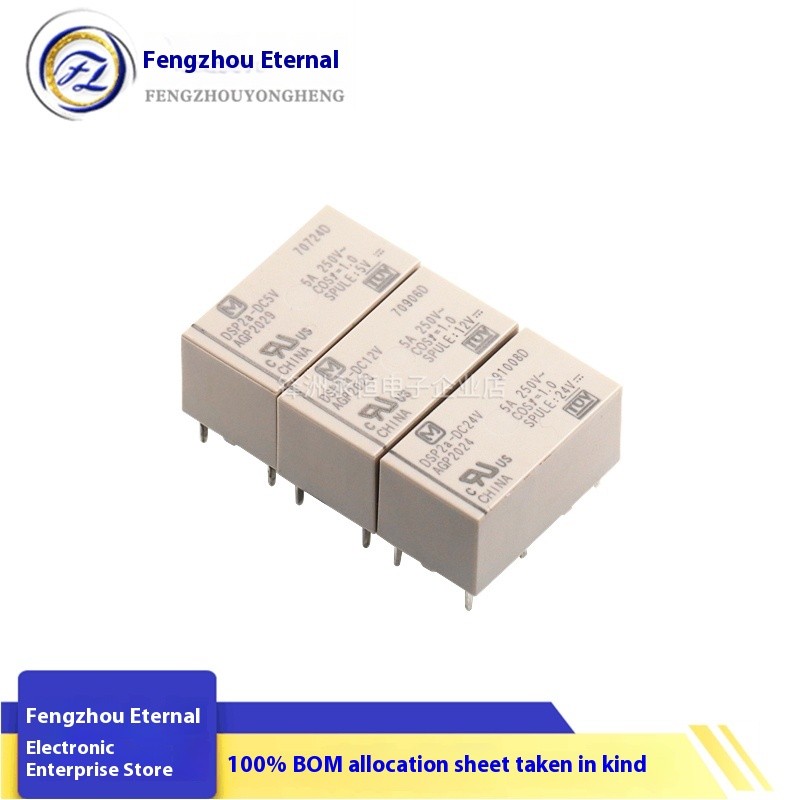 D DSP2A-DC24V DC5V DC12V-F DSP2A-L2 6 Chân 5A Hai Bộ Thường Mở Rơ Le Panasonic | Shopee Việt Nam