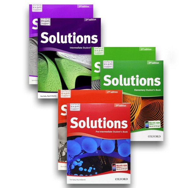 Sách Trọn bộ Solutions 2nd Edition (Elementary + Pre-Intermediate ...