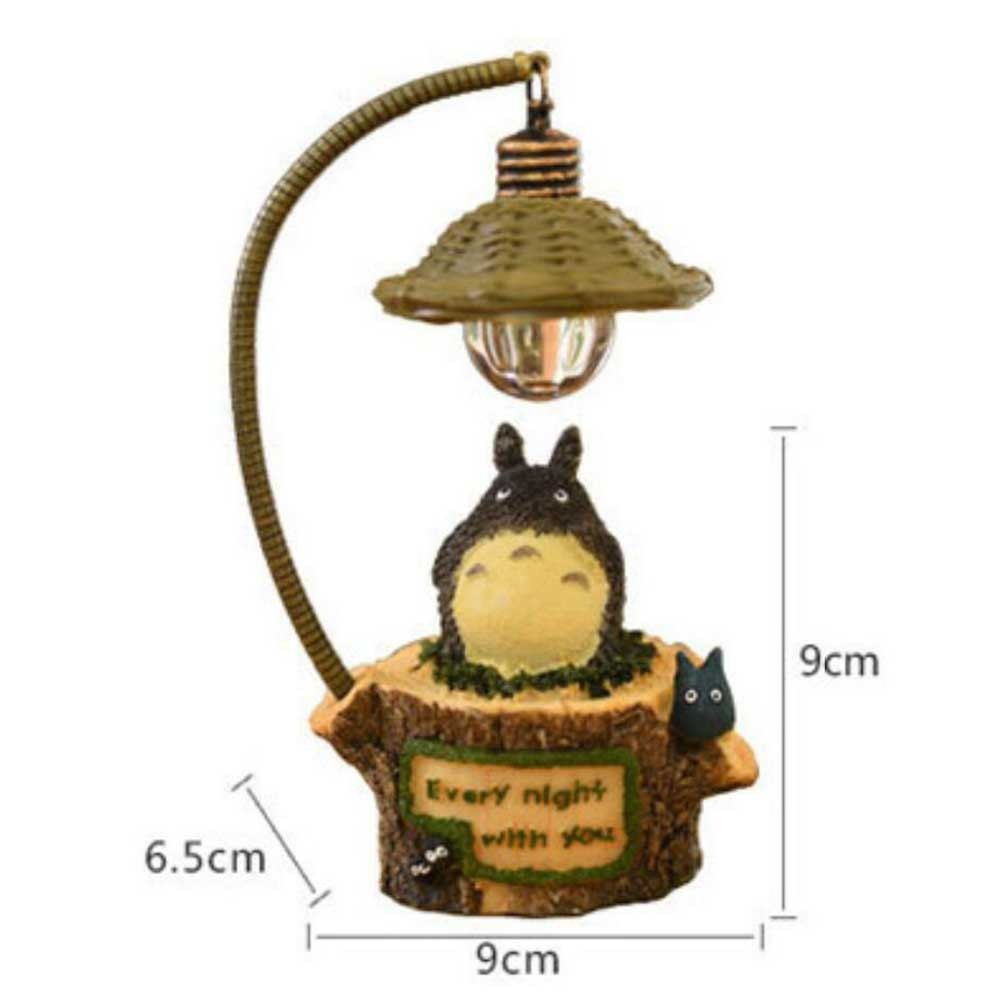 Anime Totoro Cute Cartoon Desk Lamp Night Light Lantern Gift Toy Figure ...