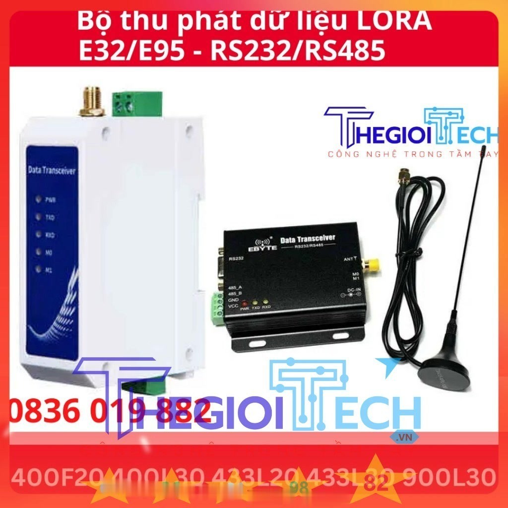 Bộ Thu Phát Dữ Liệu RF Lora EBYTE E95 E32 DTU 433L30-485 433L30-232 V8 400F20-232 400F20-485 ...