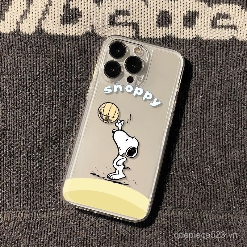 Ốp điện thoại di động Snoopy chơi bóng chuyền Instagram Tương thích ...