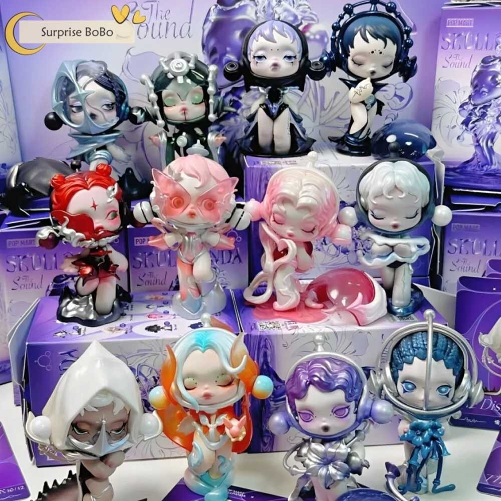 POP MART SKULLPANDA The Sound Series Figures Blind Box Action Figure ...