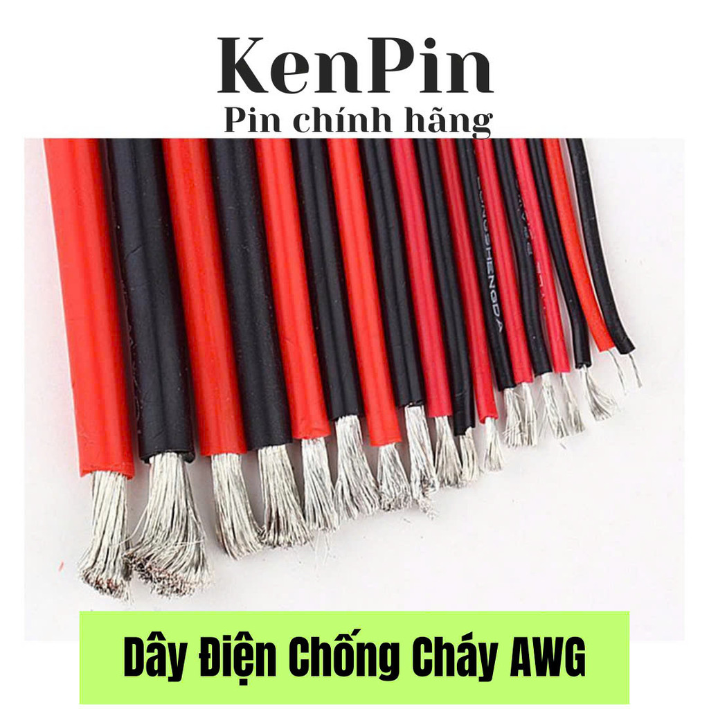 Dây Điện Silicon Chịu nhiệt AWG 14awg 16awg 18awg 20awg 22awg 24awg 26awg 28awg 30Awg Chịu Dòng ...