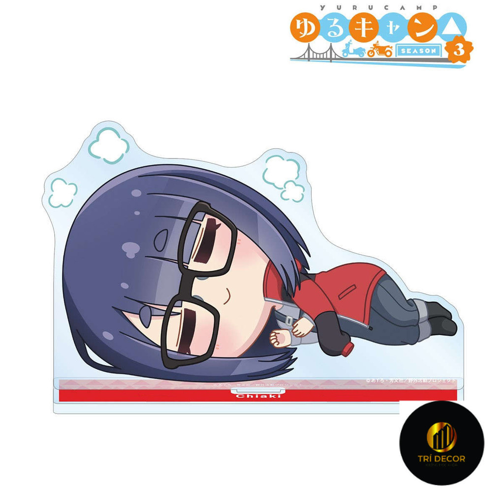 Móc Khoá, Mô Hình Standee Anime Laid-Back Camp Chibi Ayano Toki ...
