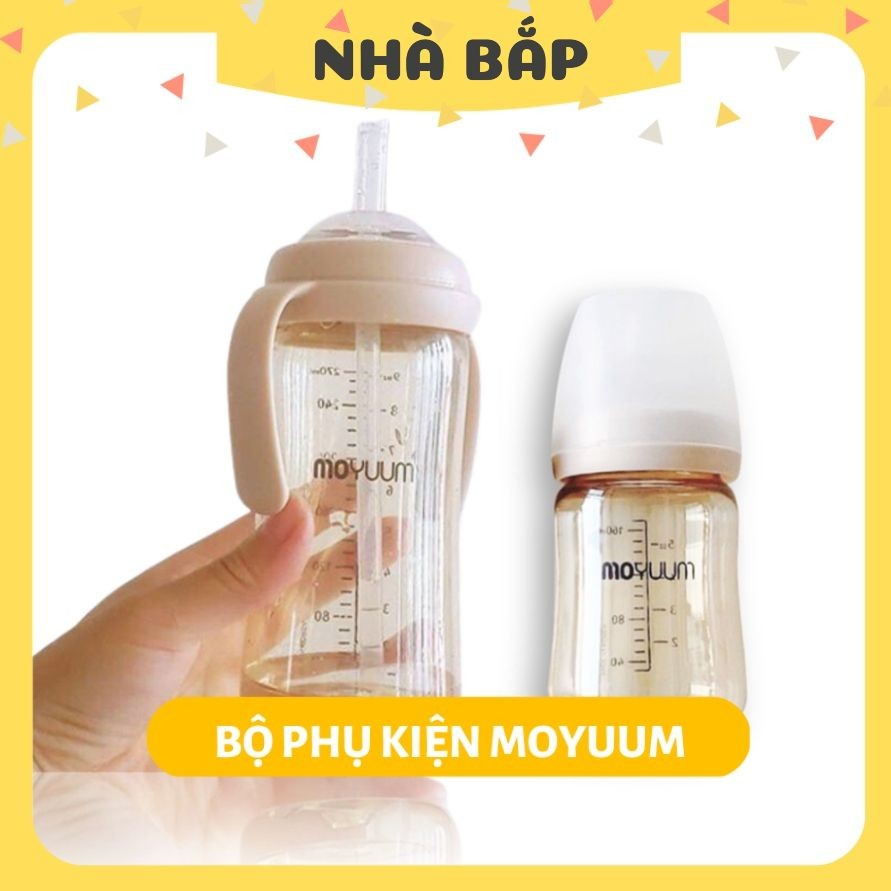 Bộ Chuyển Đổi Sang Bình Nước Moyuum Set Ống Hút, Quai Cầm Moyuum 170ml 270ml Hàn Quốc - Nhà Bắp ...