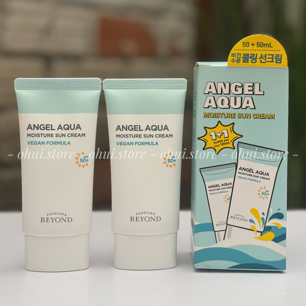 Bộ Kem Chống Nắng Thuần Chay Dưỡng Ẩm Beyond Angel Aqua Moisture Sun Cream 100ml | Shopee Việt Nam