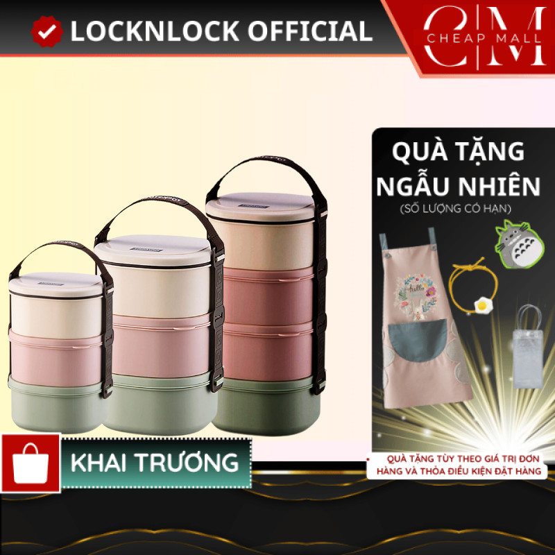Hộp đựng cơm LocknLock 3-4 ngăn Chính hãng HPL770 HPL771 HPL772 ...