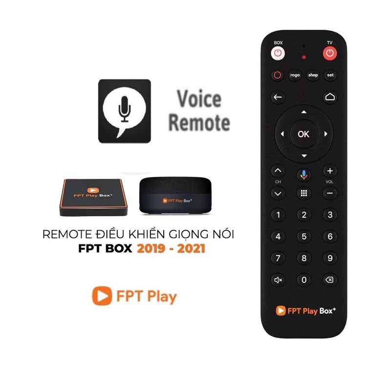 Điều Khiển Tivi FPT Play Box Giọng Nói - Remote FPT Play Box 2018-2021 ...