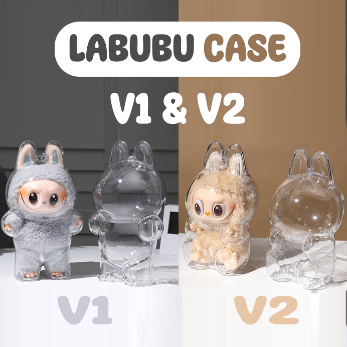 [Còn hàng] Vỏ bảo vệ labubu v1 v2 chống bụi bằng nhựa acrylic trong ...