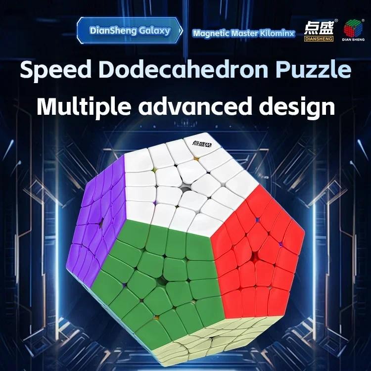 DianSheng Galaxy Master Kilominx 4x4 Magnetic Megaminx 4x4x4 Magic Cube ...