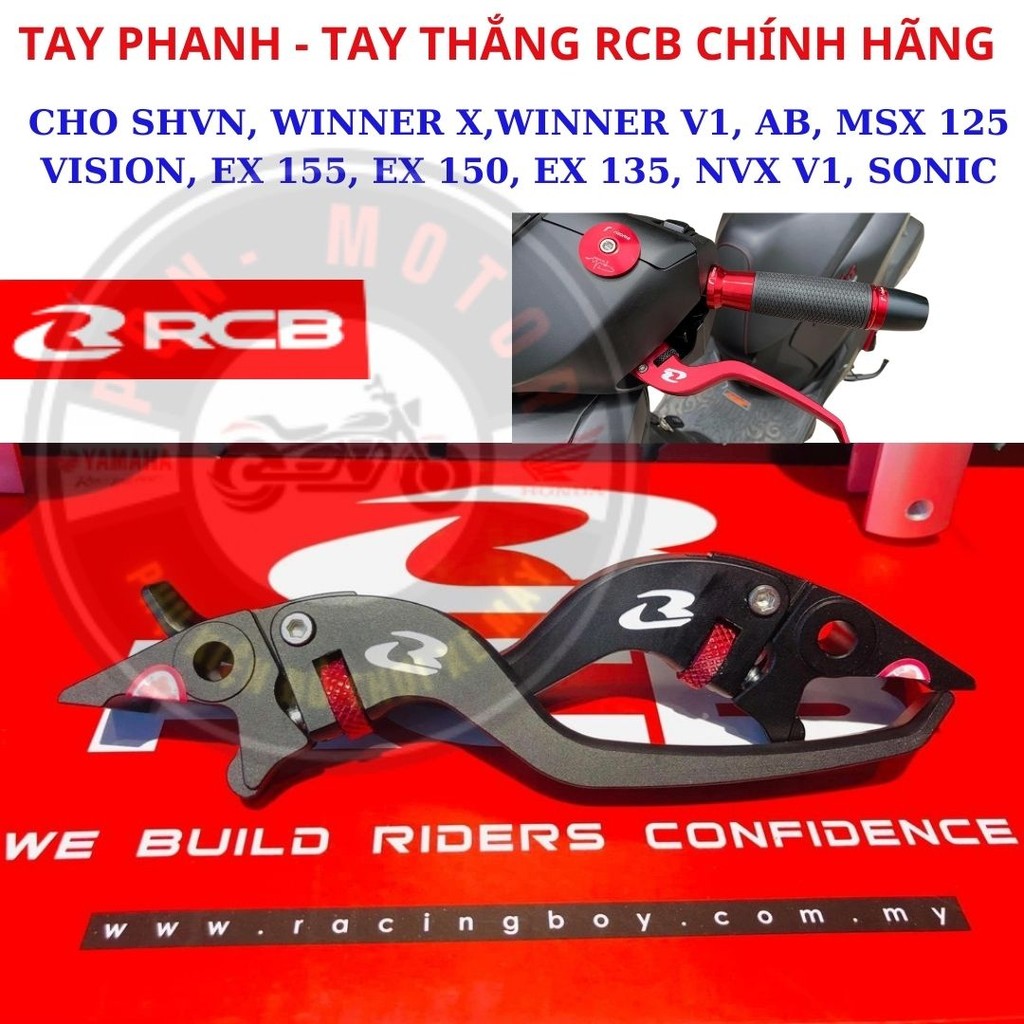 Cặp Tay Phanh- Côn RCB Chính Hãng Gắn Sh, AB, Vision, Winner V1, Winner ...