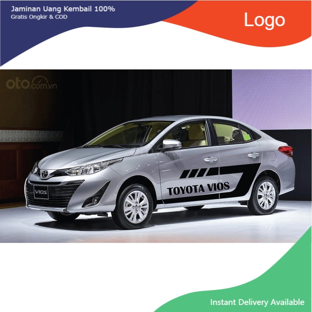 [ HOT ] Tem dán xe ô tô Toyota Vios phong cách thể thao-decal VIOS ...
