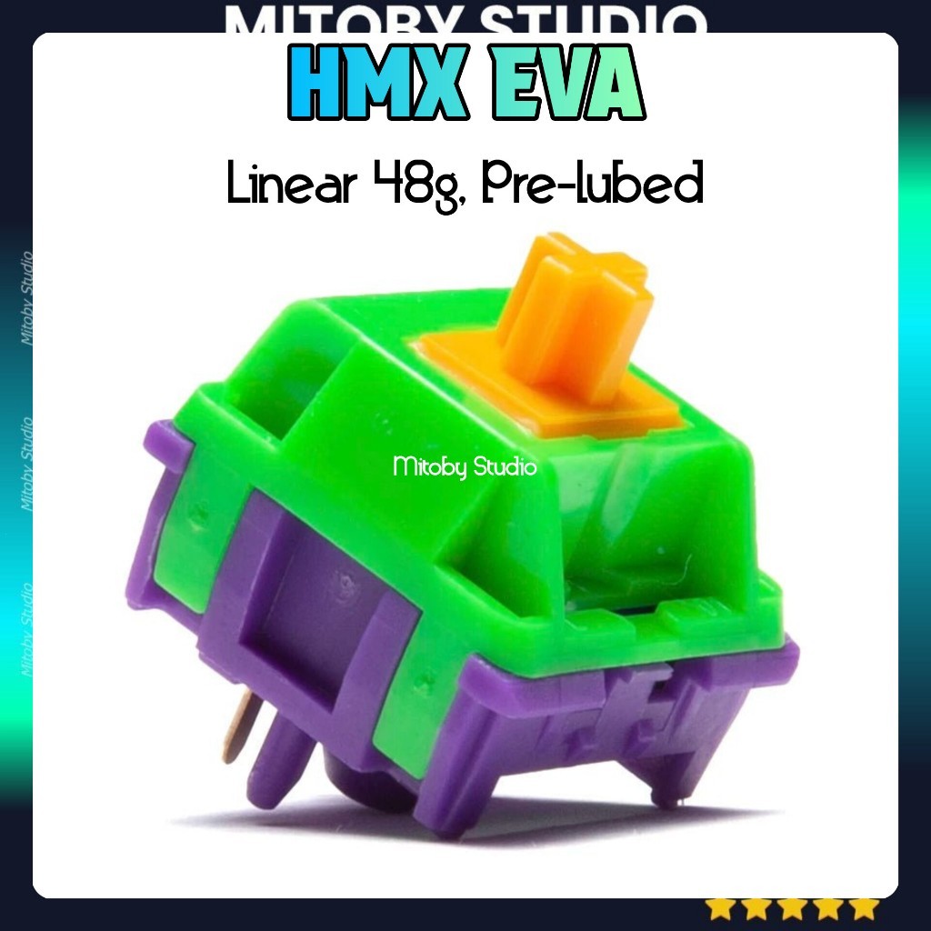 HMX EVA linear Switch hmx prelube 5 pin Mitoby Studio Công Tắc Bàn Phím ...