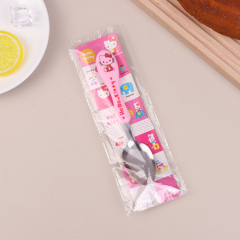 [HEVA]Kawaii Hello Kitty Chops Thìa Nĩa Sanrio KT Cat Bộ đồ ăn bằng ...