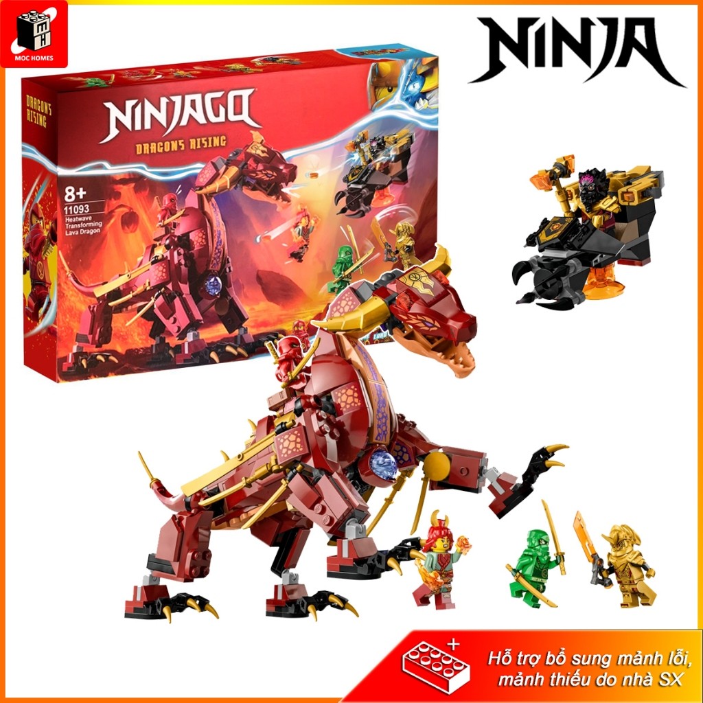 ( ngẫu nhiên ) [New set] Đồ chơi lắp ráp Ninja go SS17 Dragon Rising ...
