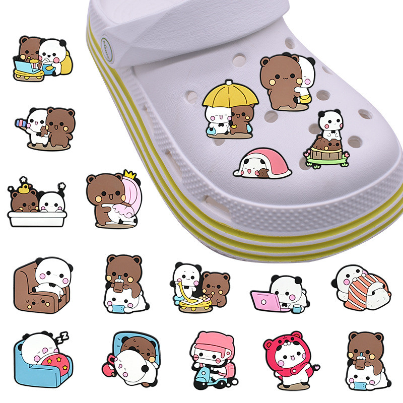 Hoạt Hình Bubu Và Dudu Jibbitz Crocs Anime Croc Jibbits Gấu Panda ...