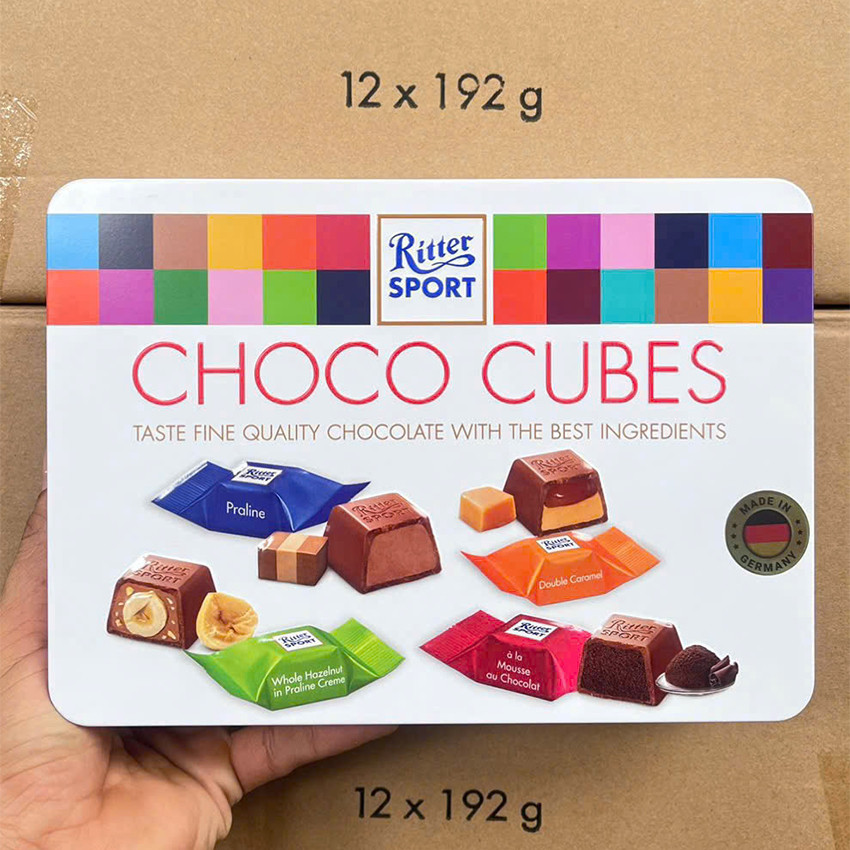 Socola Viên Hỗn Hợp Choco Cubes Ritter Sport Hộp Thiếc 192g BÁNH KẸO ...