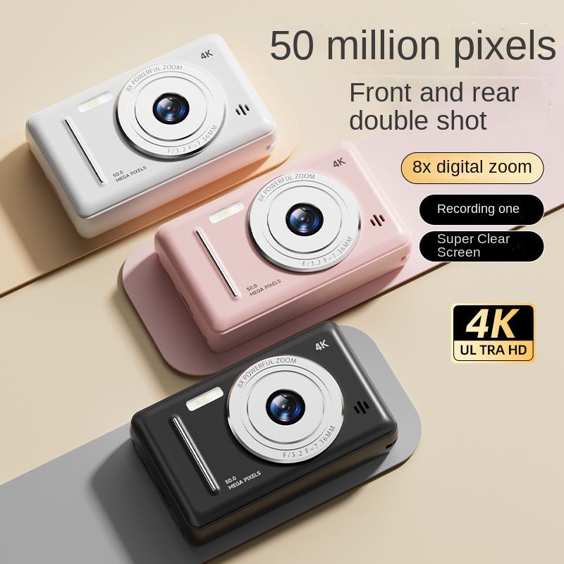 Máy ảnh kỹ thuật số Ccd Selfie Học sinh Nhập học HD Camera du lịch Retro Di động Thẻ nhỏ ...