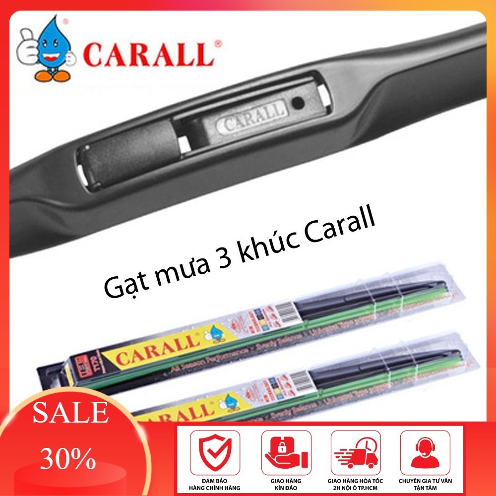Gạt mưa ba khúc Carall silicone chính hãng cao cấp | Shopee Việt Nam