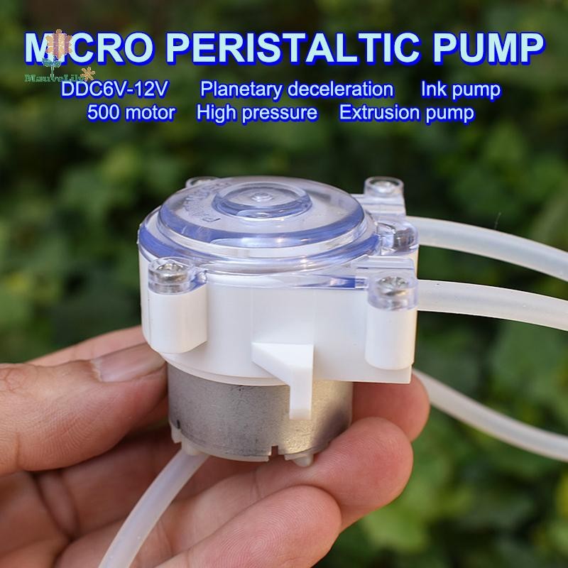 Lily Micro Peristaltic Pump DC 6V-12V Động cơ bánh răng Mini 500 nhỏ ...