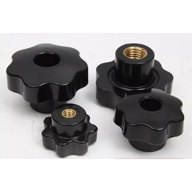 Núm vặn hoa mận ren cái (ren trong) lỗ thông M4 M5 M6 M8 M10 M12 ren ...