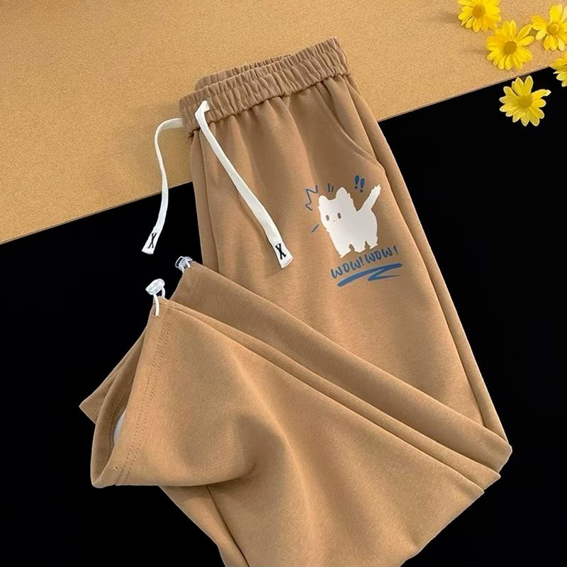 [Quần đôi M-8XL] 2025 Mới Seluar Lelaki Thẳng phiên bản Hàn Quốc Hoạt Hình Quần Mèo Vui Nhộn Nam ...