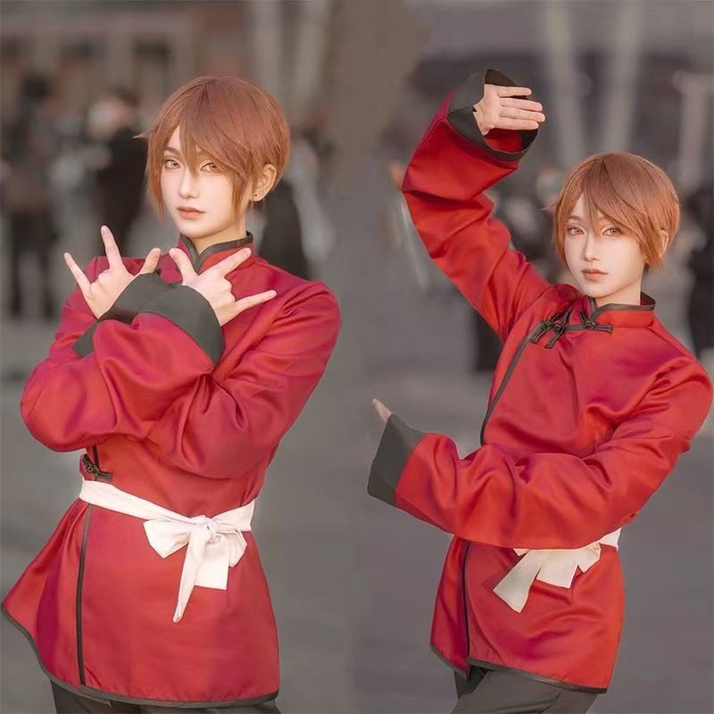 hetalia cosplay Wang Yao cosplay APH Hong Kong Aberdeen Tang Suit Hong ...