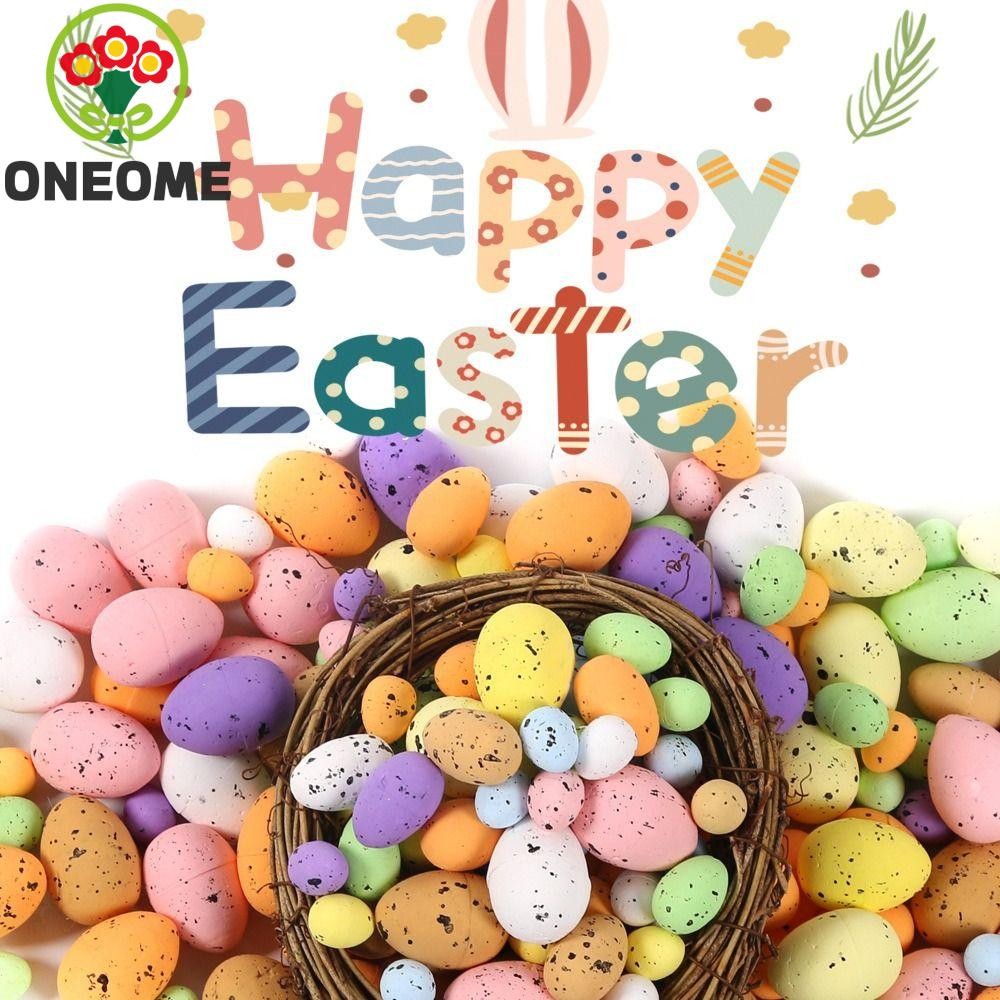 Oneome 100 Chiếc Mô Phỏng Vỏ Trứng Nhựa Bọt Trứng Giả Quà Tặng Trẻ Em ...