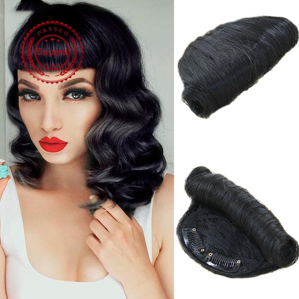 Nổ Tóc Tổng Hợp Ngắn Xoăn Retro Nổ Dành Cho Nữ Kẹp Trong Retro Nổ Cổ ...