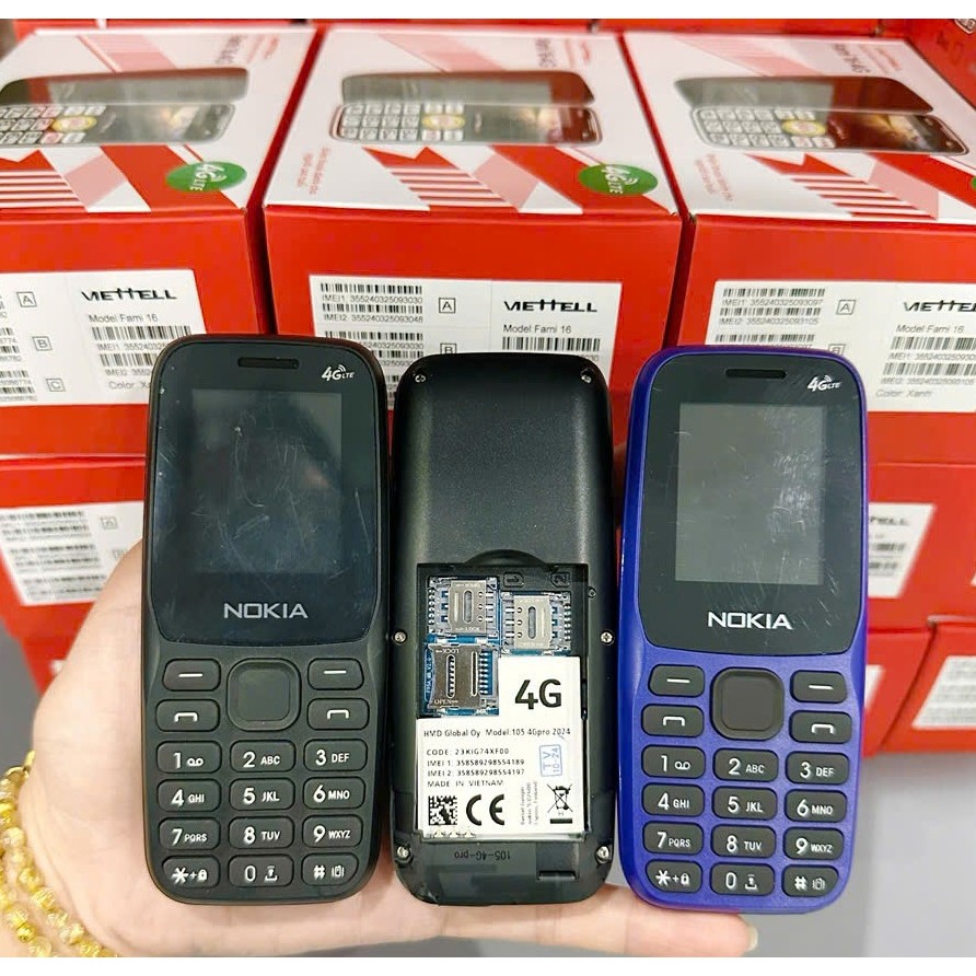 Điện thoại Nokia 105 Pro 4G 2024 LK unseal - Sóng 4G chuẩn | Shopee ...