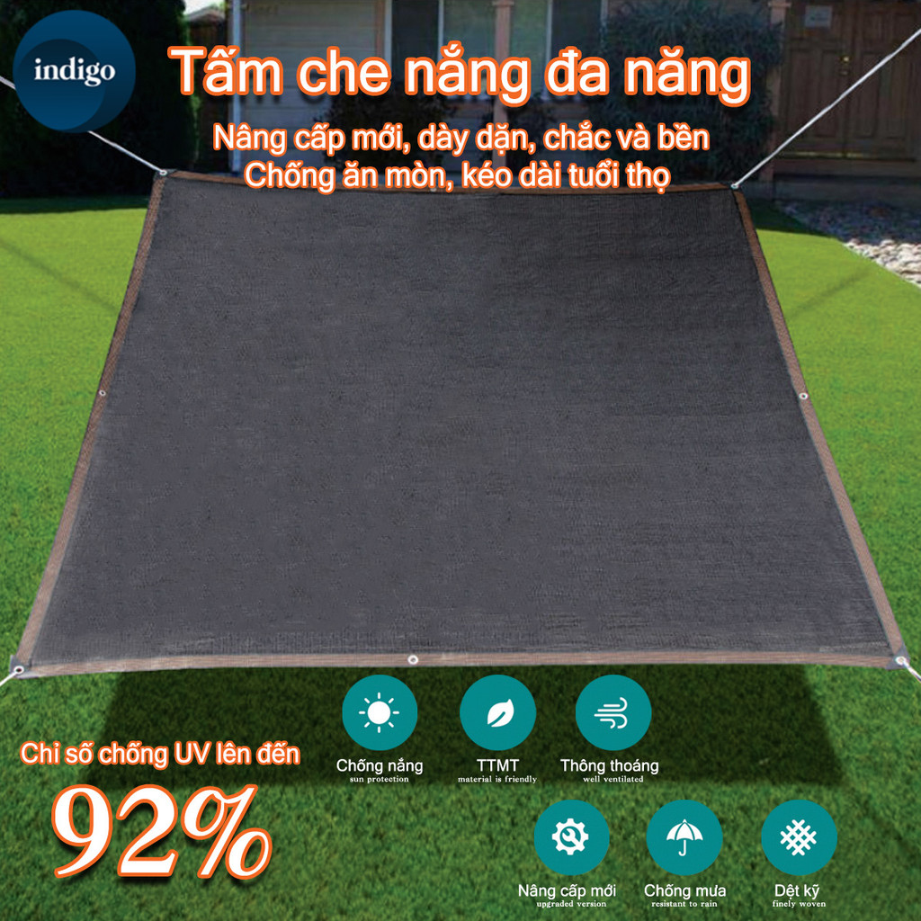 Lưới che nắng 90% loại dày may viền đóng khuy miễn phí | Shopee Việt Nam