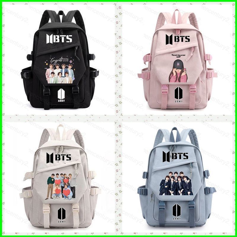 Gc2 BTS Ba Lô Cho Học Sinh Dung Tích Lớn Nhẹ In Cá Tính Đa Năng Nữ Hoạt ...