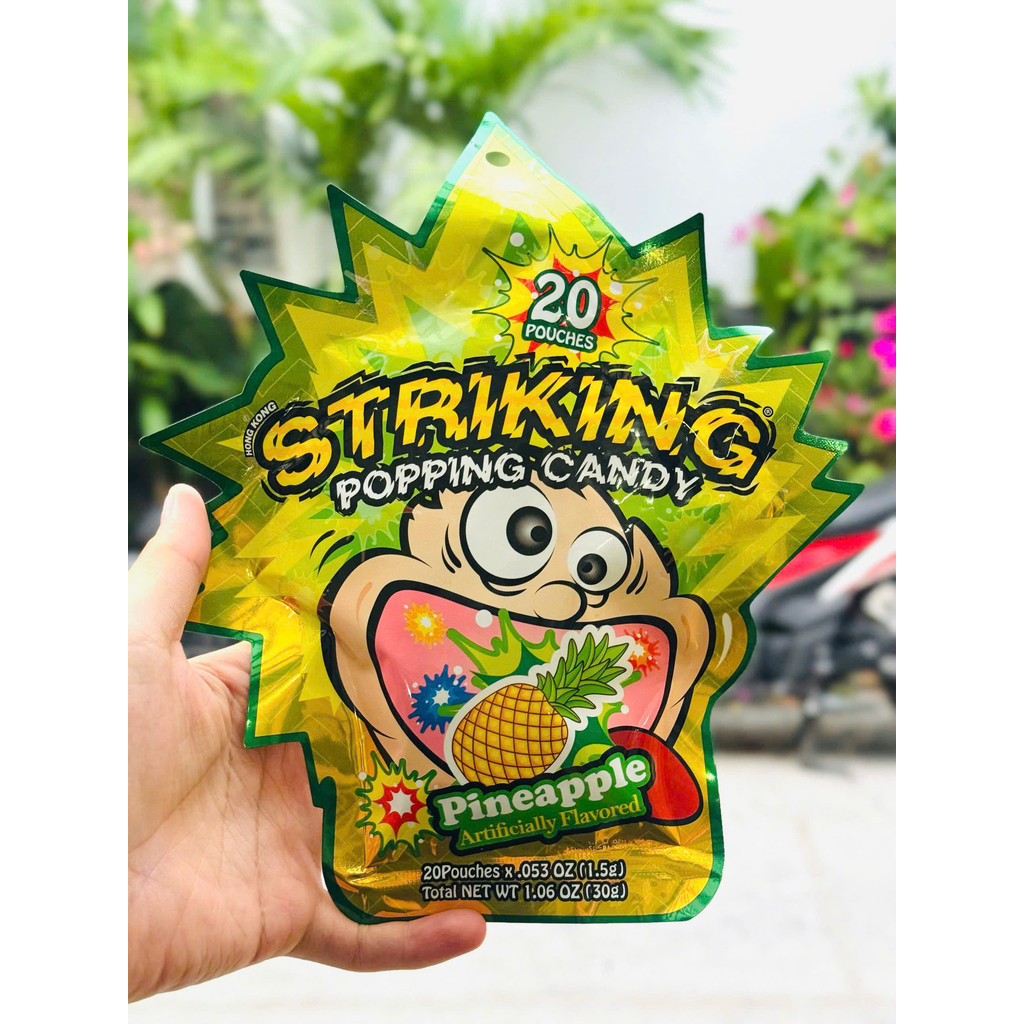 [PACK 20 GÓI NHỎ] 🍬 KẸO NỔ STRIKING POPPING CANDY – Tuổi thơ siêu vui ...