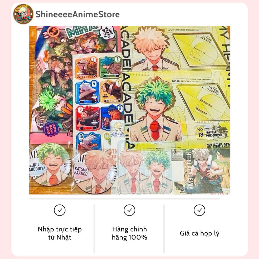 [CHÍNH HÃNG NHẬT BẢN] Goods/Phụ Kiện Jump GIGA MHA My Hero Academia Học ...
