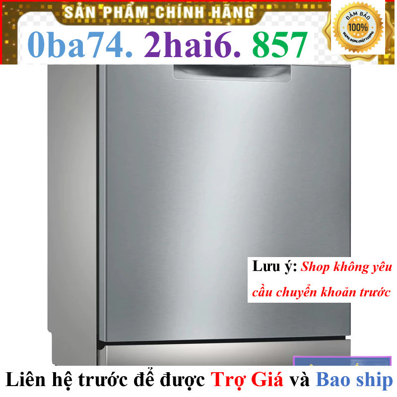 MÁY RỬA BÁT BOSCH SMS8YCI01E SERIE 8 SẤY ZEOLITH, DUNG TÍCH 14 BỘ, 8 CHƯƠNG TRÌNH RỬA THÔNG MINH ...