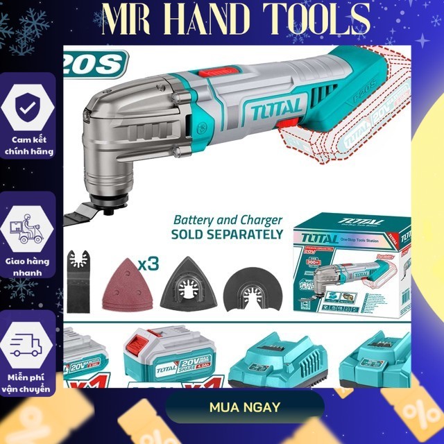 MÁY CẮT RUNG ĐA NĂNG DÙNG PIN TOTAL 20V TMLI2001/TMLI2022 | Shopee Việt Nam