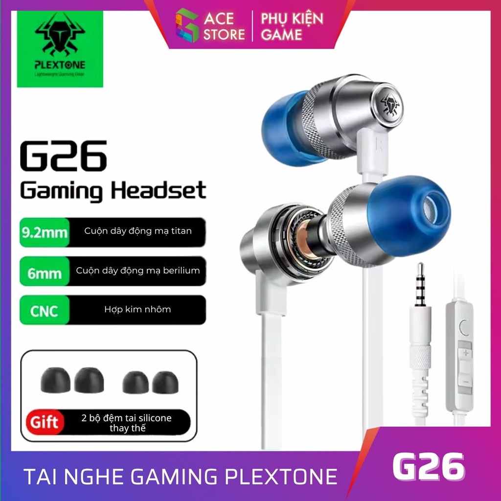 Tai nghe chơi game Plextone G26 - Type C (Tặng Kèm Cáp 3.5mm) | Shopee ...