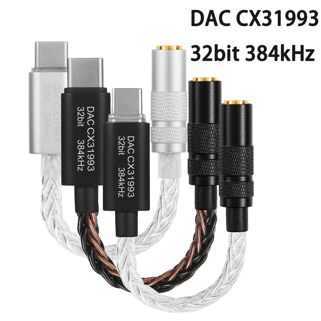 Conexant CX31993 USB Type-C Tai nghe DAC Amp Đầu ra 3,5mm USB-C Bộ chuyển đổi điện thoại di động ...