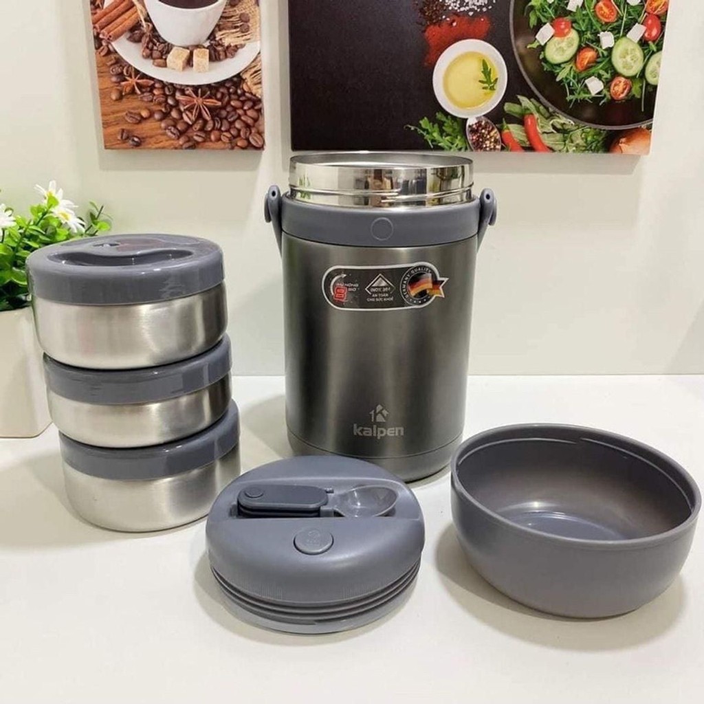 Hộp cơm giữ nhiệt Kalpen hàng đức (made in germany)dung tích 1,8L chất ...