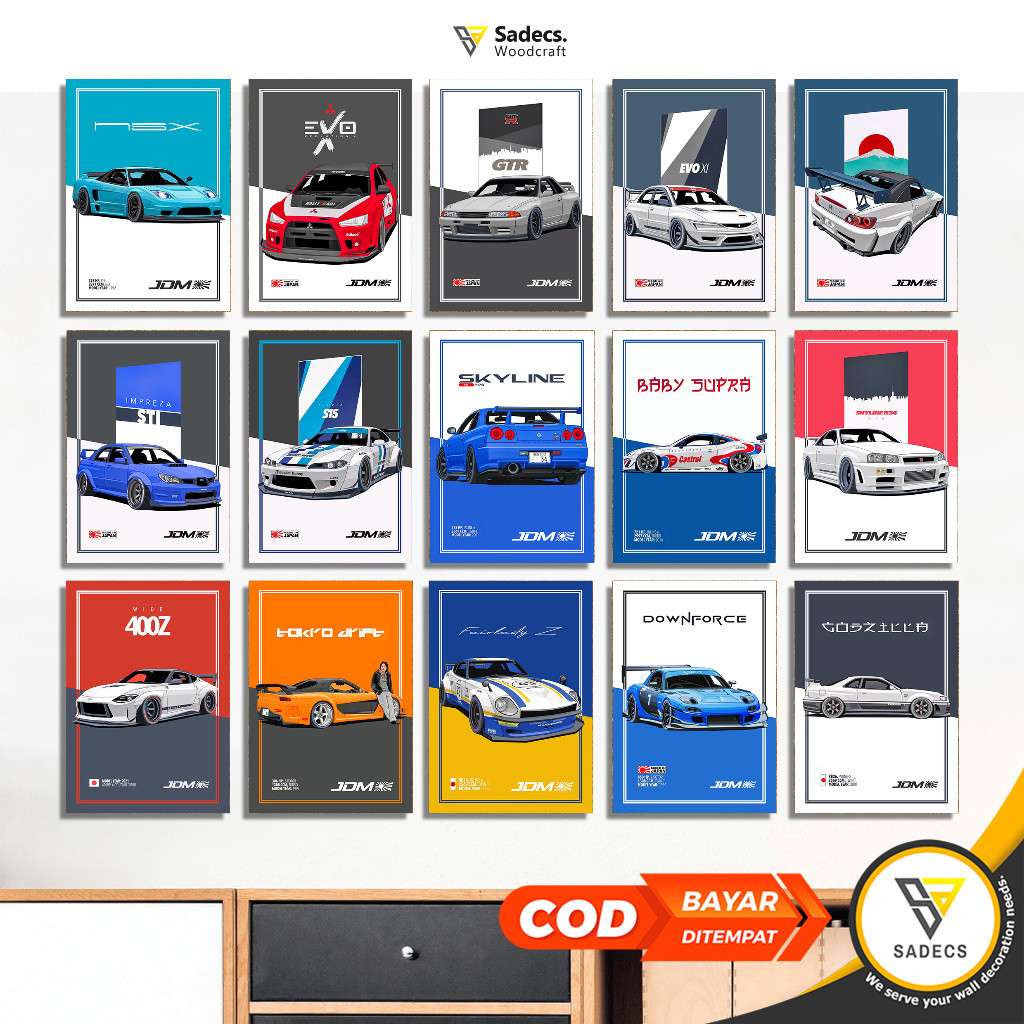 TRANH FOMEX ⭐️ Poster Xe JDM Cars - Kích Thước 20x28 cm Dày 5mm - Tranh ...